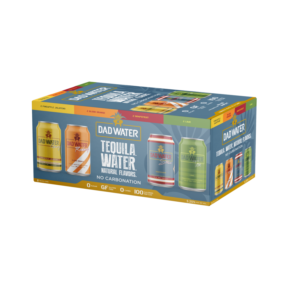 Dad Water Tequila Variety Pack | Non-Carbonated Alcoholic Drink