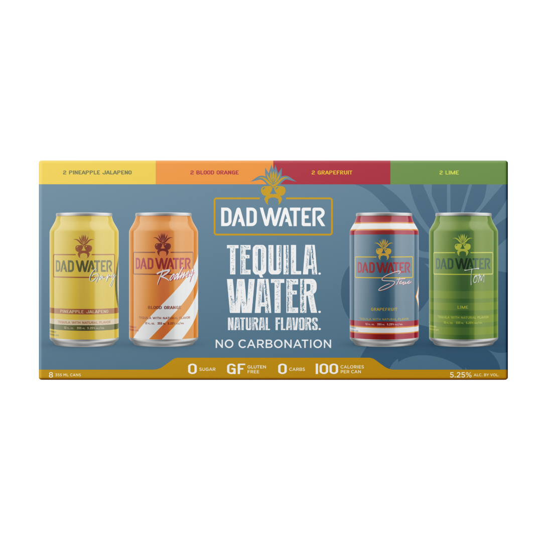 Dad Water Tequila Variety Pack | Non-Carbonated Alcoholic Drink