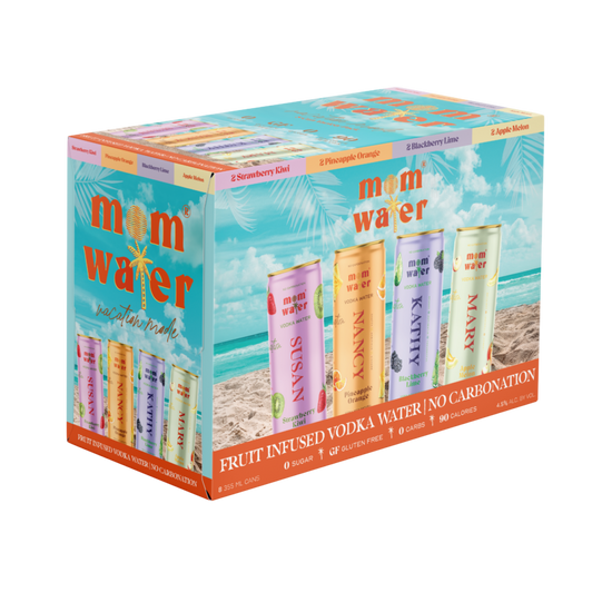 Mom Squad Vacation Mode Vodka Variety Pack | Non-Carbonated Alcoholic Drink