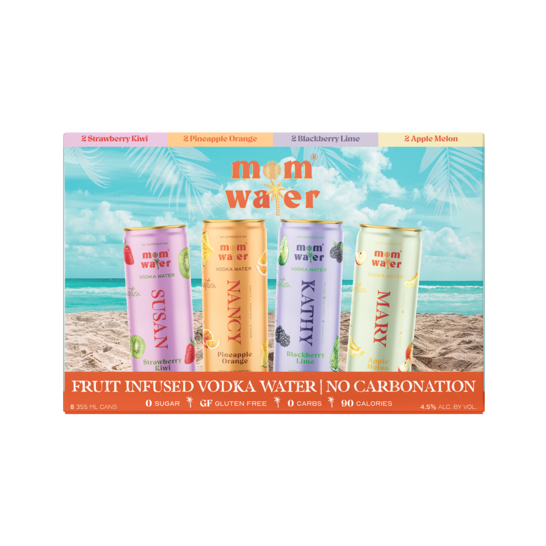 Mom Squad Vacation Mode Vodka Variety Pack | Non-Carbonated Alcoholic Drink