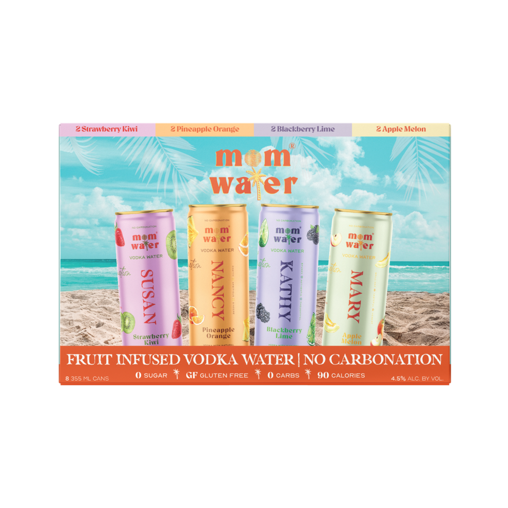 Mom Squad Vacation Mode Vodka Variety Pack | Non-Carbonated Alcoholic Drink