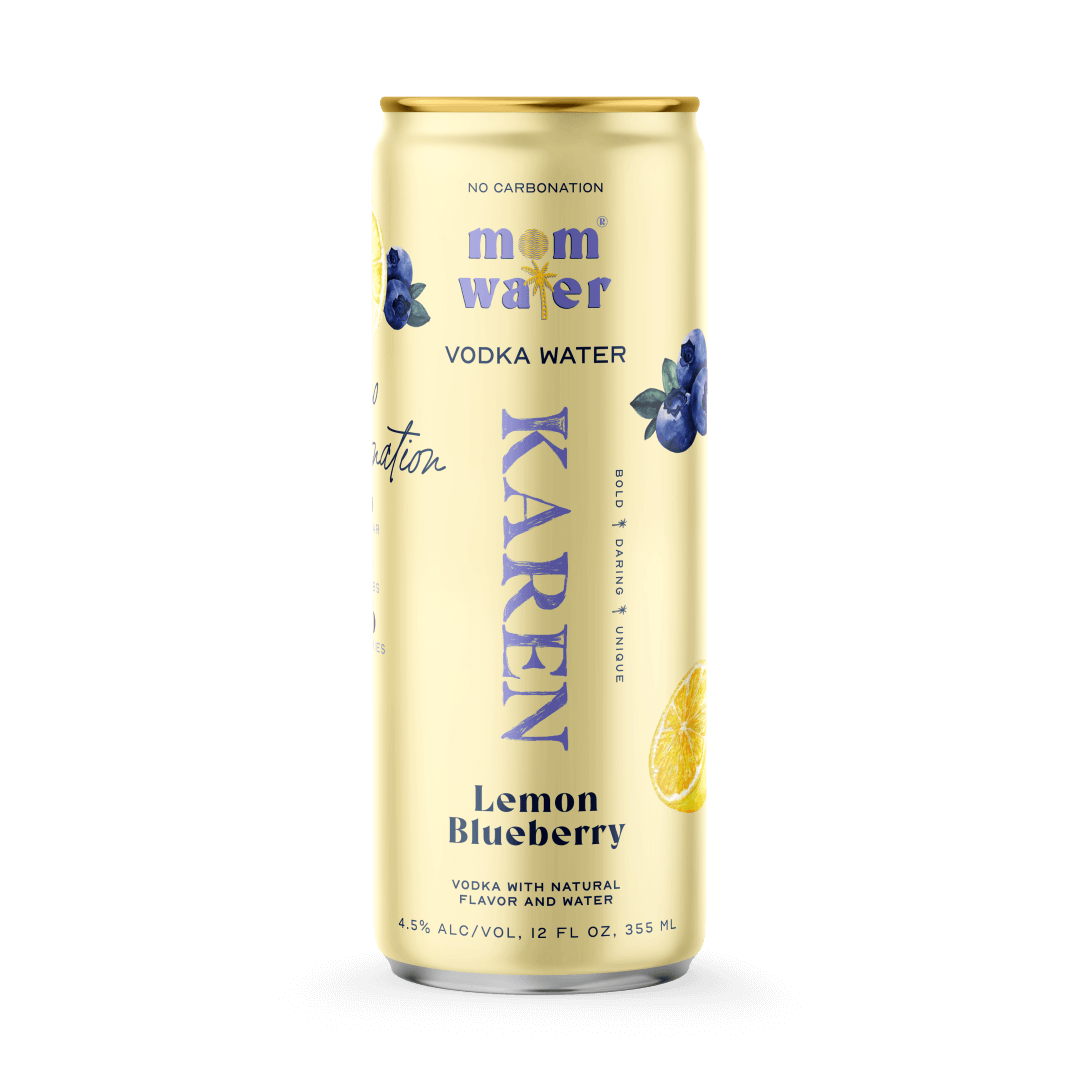 Karen - Lemon Blueberry Vodka Water | Light & Flavorful | Mom Water
