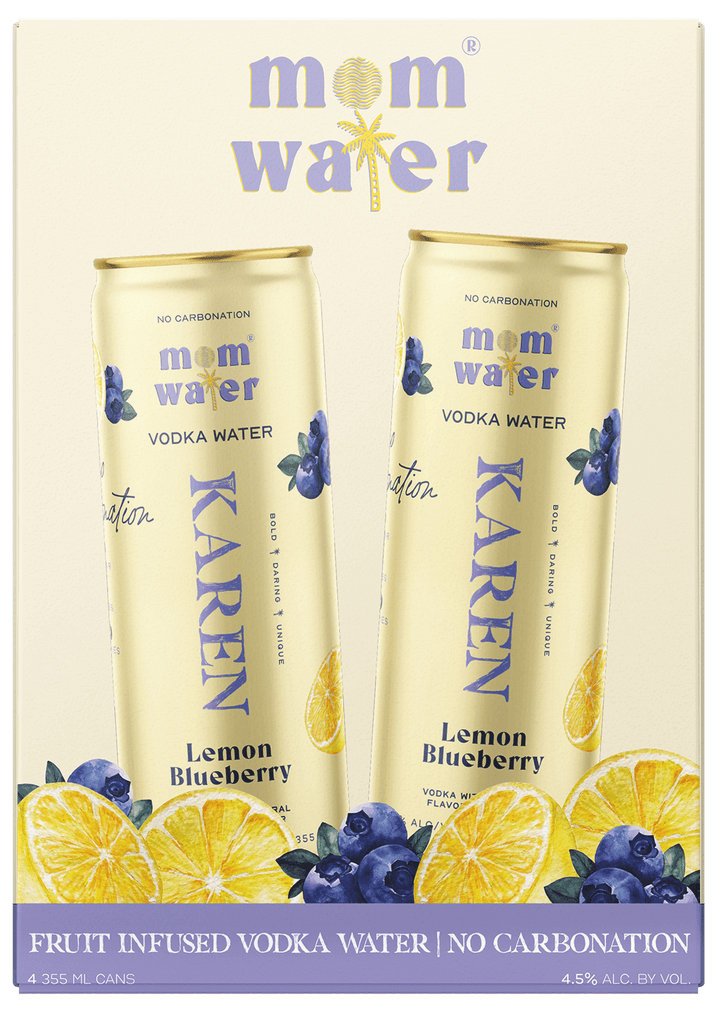 Mom Water - Fruit-Infused Vodka Water | Low Calorie & No Carbonation