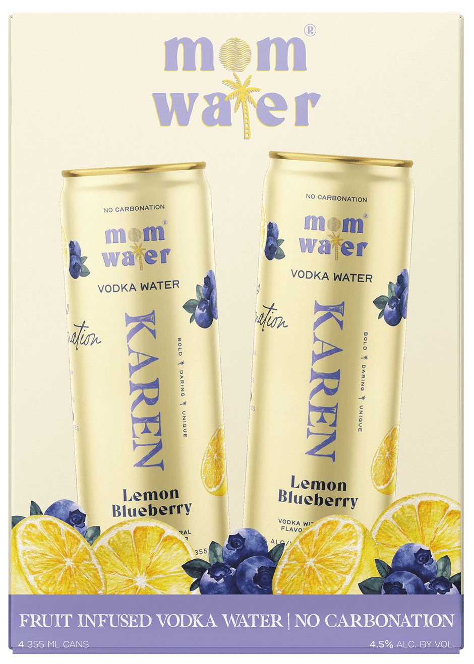 Mom Water - Fruit-Infused Vodka Water | Low Calorie & No Carbonation