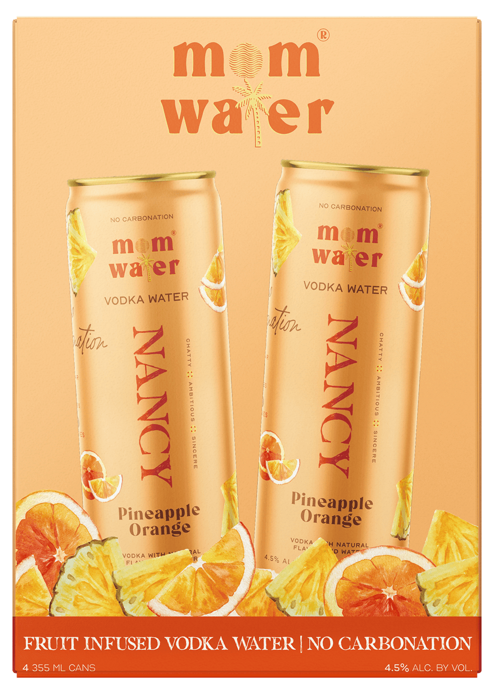 Nancy - Pineapple Orange Vodka Water | Tropical & Refreshing | Mom Water