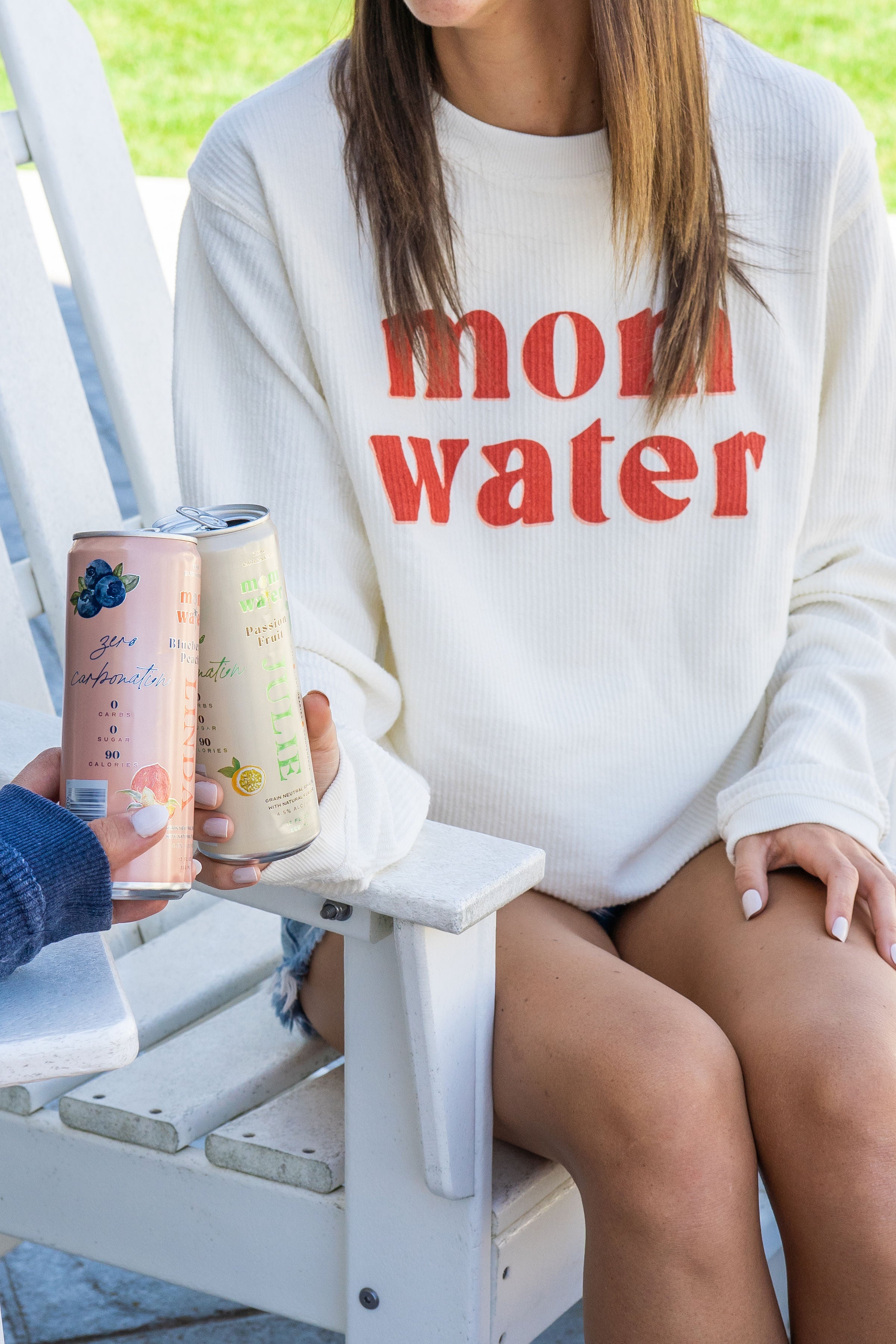 Mom Water Corded Crew